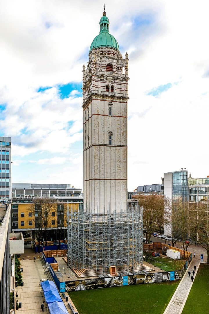 The Queens Tower | Imperial College | Russell Cawberry | JDC Scaffolding