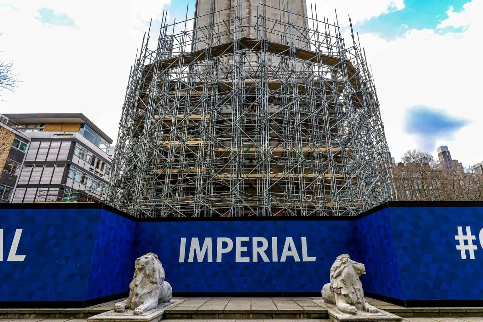 The Queens Tower | Imperial College | Russell Cawberry | JDC Scaffolding